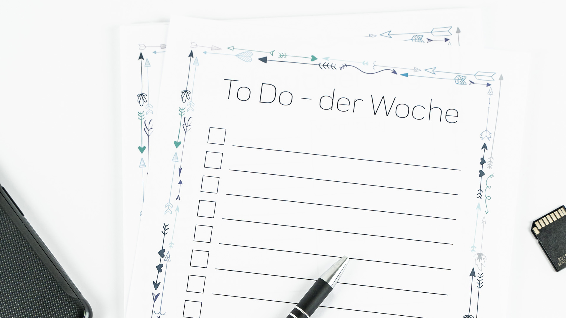 To Do - Listen - wie schreibe ich sie richtig - vollverplant